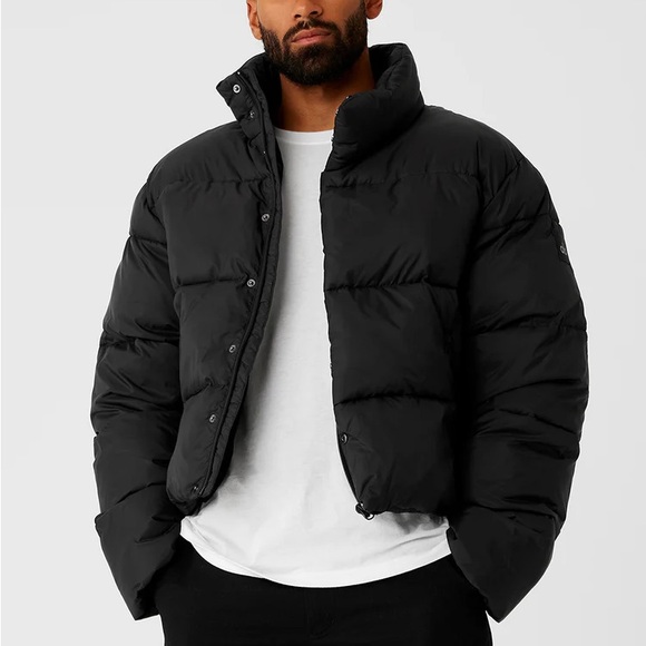 ALO Yoga | Jackets & Coats | Alo Platinum Puffer Black Puffer Jacket ...